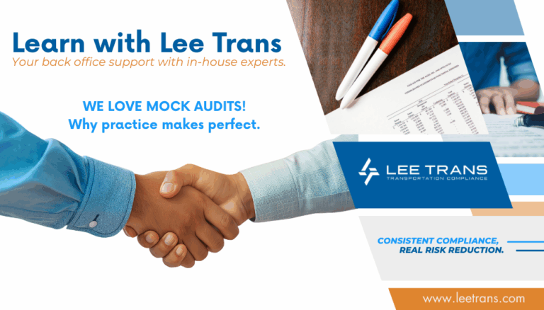 Learn With Lee Trans – We Love Mock Audits! – Lee Trans